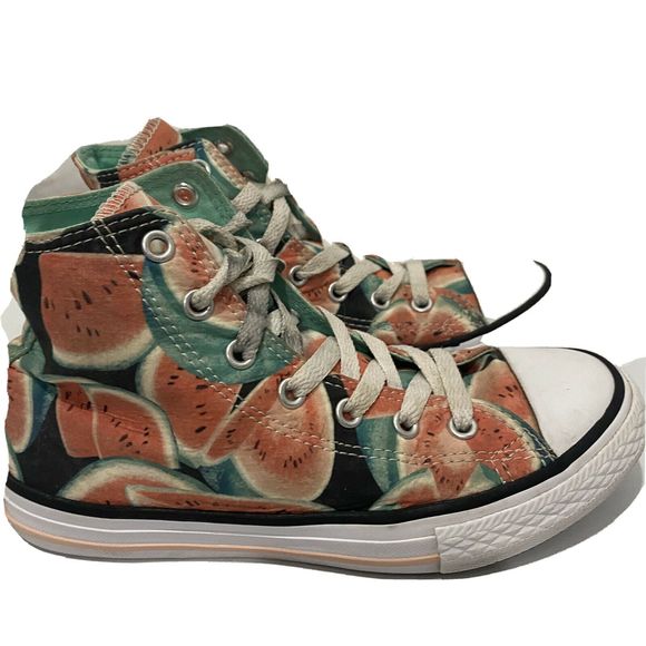 Shoes | Converse Taylor All Str Watermelon Hitop Shoe Girl | Poshmark